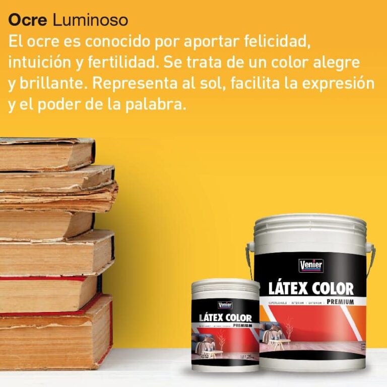 LATEX COLOR SATINADO OCRE LUMINOSO X 4KG - VENIER - San Vicente ...